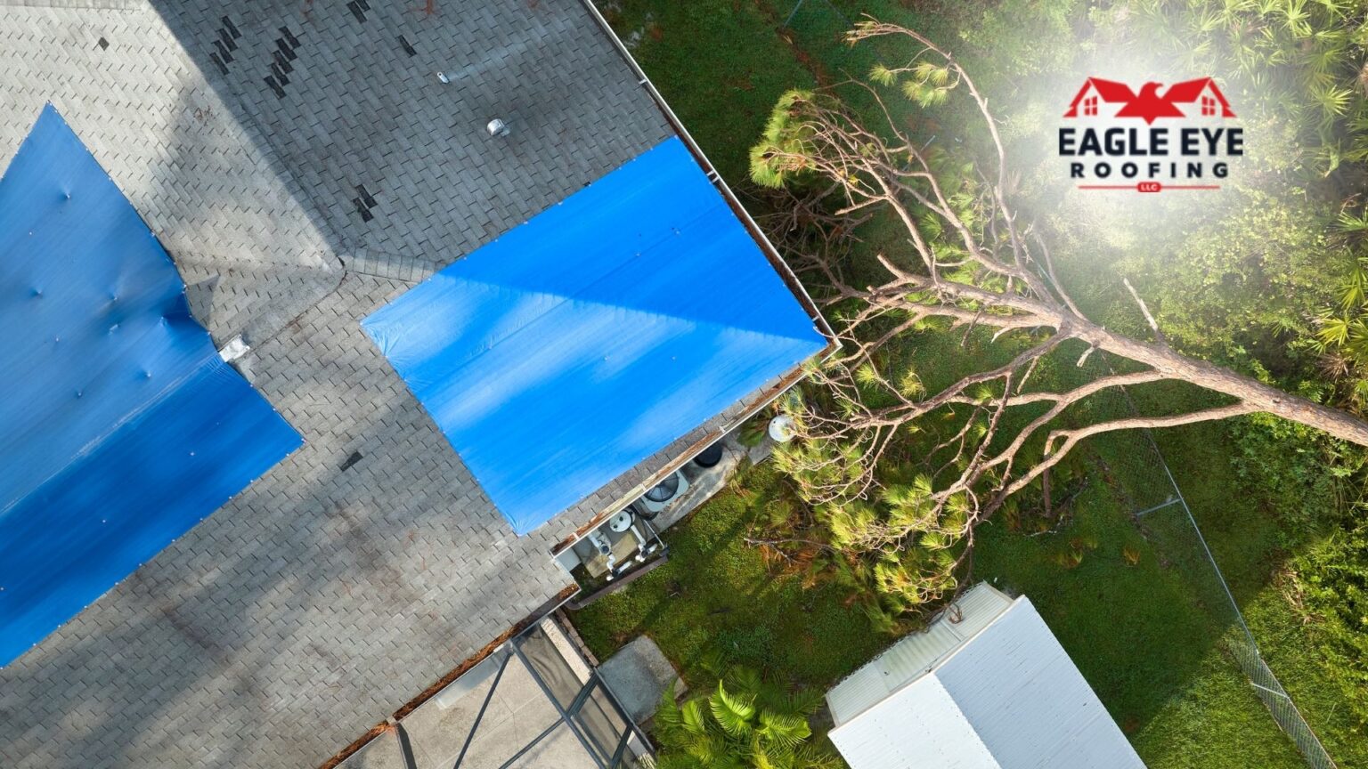 How To Tarp A Roof Leak In TX | Eagle Eye - Best Roofers TX